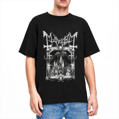 Mayhem Lords Of Chaos Merchandise T-Shirts for Men Women Crazy 100% ...