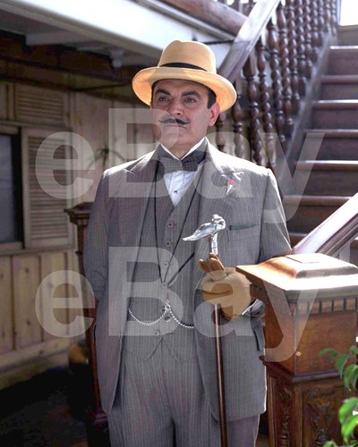 Poirot (TV) David Suchet "Agatha Christie's Hercule Poirot" 10x8 Photo ...
