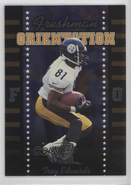 1999 Leaf Rookies & Stars Freshman Orientation /2500 Troy Edwards ...