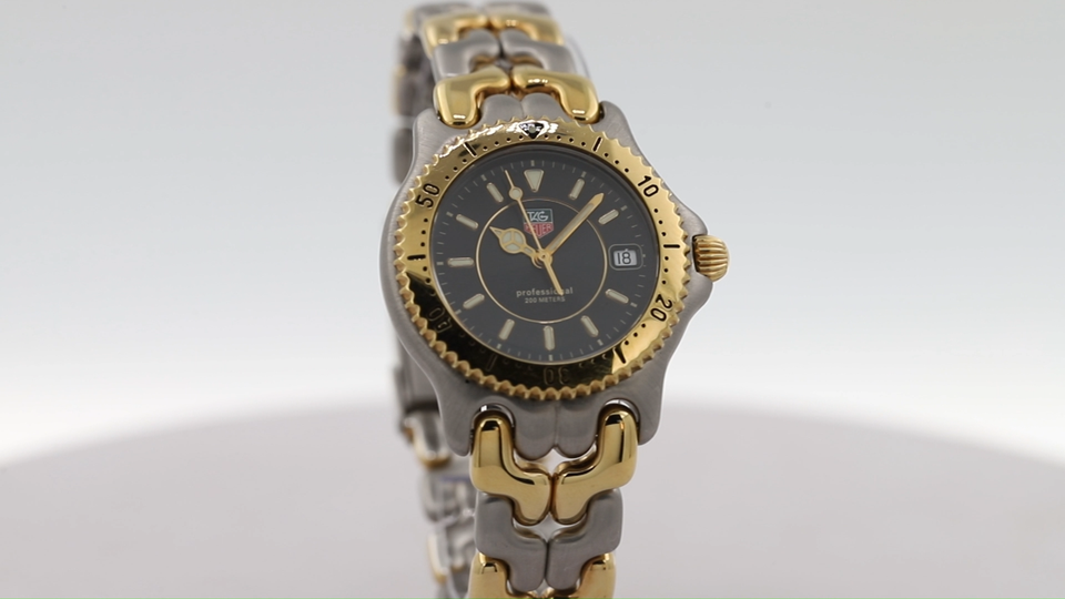 NOS Vintage TAG Heuer SEL Quartz Ayrton Senna - 34mm - Gold & Steel ...