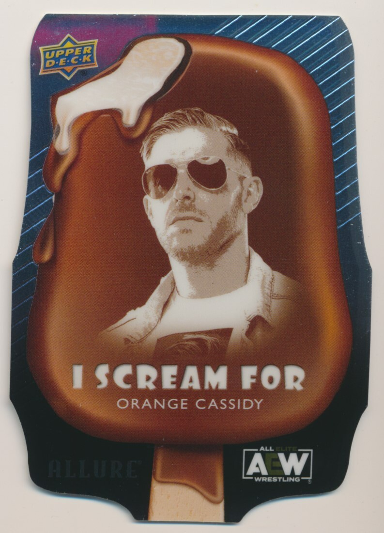 ORANGE CASSIDY ISF-3 2022 Upper Deck AEW Allure I SCREAM FOR | eBay
