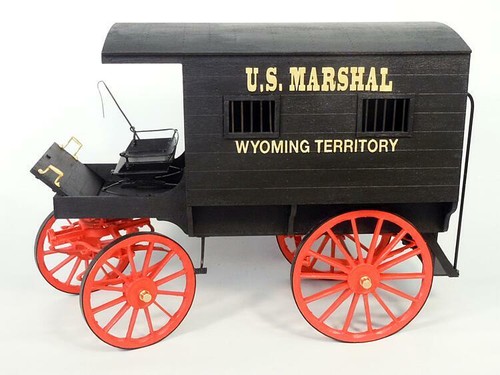 Model Expo Model Trailways MS6010 - U.S. Marshal's Jail Wagon - 1:12 | eBay