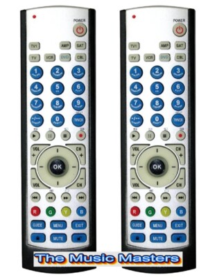 2X Universal 6-Way LED HDTV Smart TV Remote Control 6 Device TV, Cable ...
