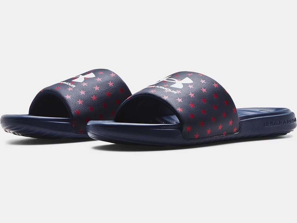 Under Armour Men's UA Ansa Graphic Fixed Strap Slides Sandals Many ...