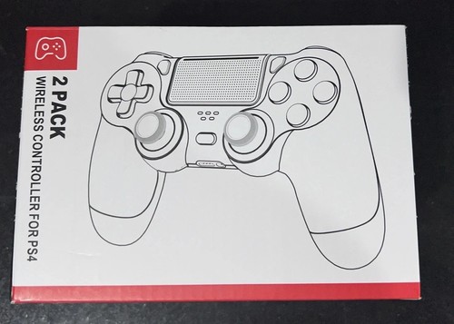 BOKESUYA PS4 Controller 2 Pack with 2 USB C Cables, Wireless, Blue and ...