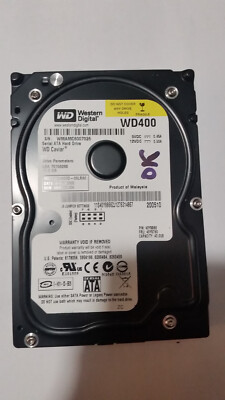 HDD 40 Go Western Digital WD400BD-08LRA0, 3,5" (SATA 1.5 Gb/s, 7200 RPM ...