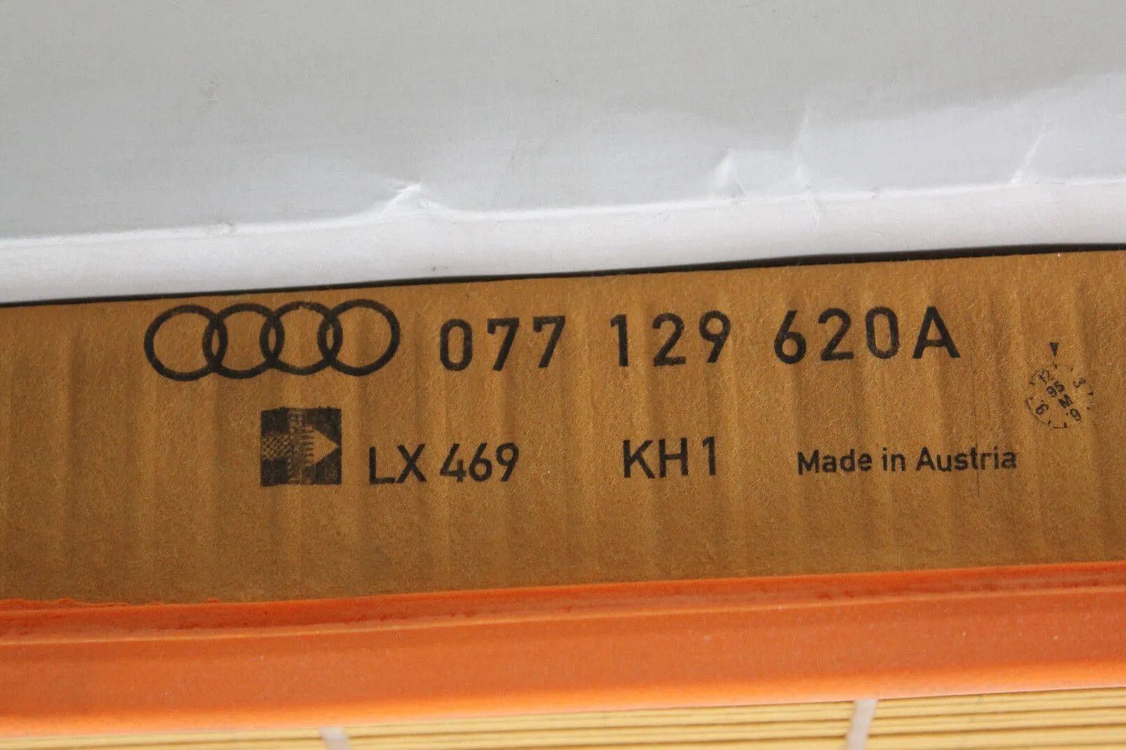 Audi A8 4D Luftfilter original NOS OE 077129620A | eBay