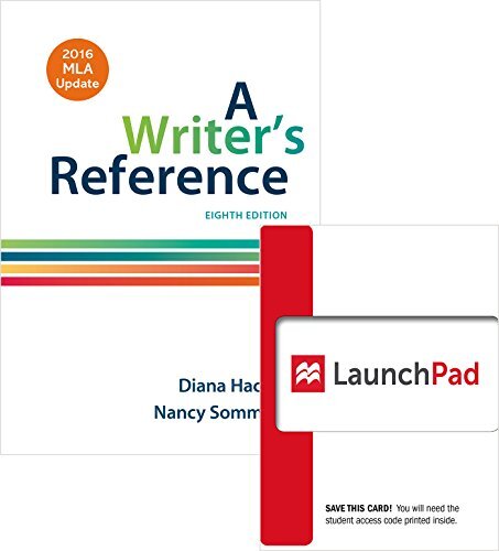 BUNDLE: WRITER'S REFERENCE 8E WITH 2016 MLA UPDATE & By Diana Hacker ...