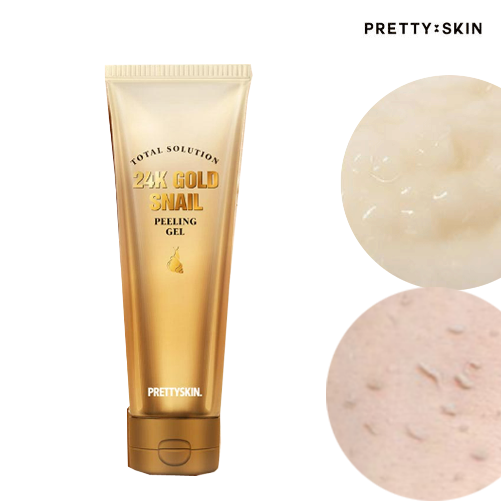 PrettySkin Total Solution 24K Gold Snail Peeling Gel 150ml(5.0oz) Korea ...