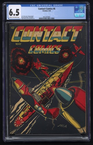 Contact Comics #6 1945 Aviation Press CGC 6.5 ~ L.B. Cole cover art | eBay