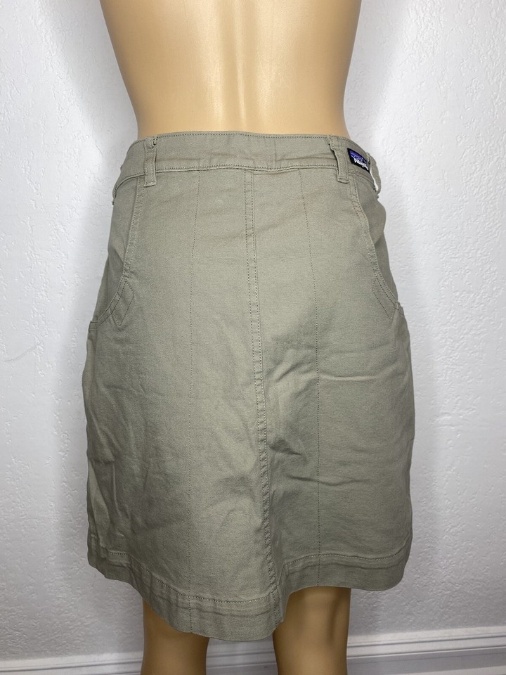 PATAGONIA Stand up Skirt Size 10 Color SHALE Outdoor Hiking Organic ...