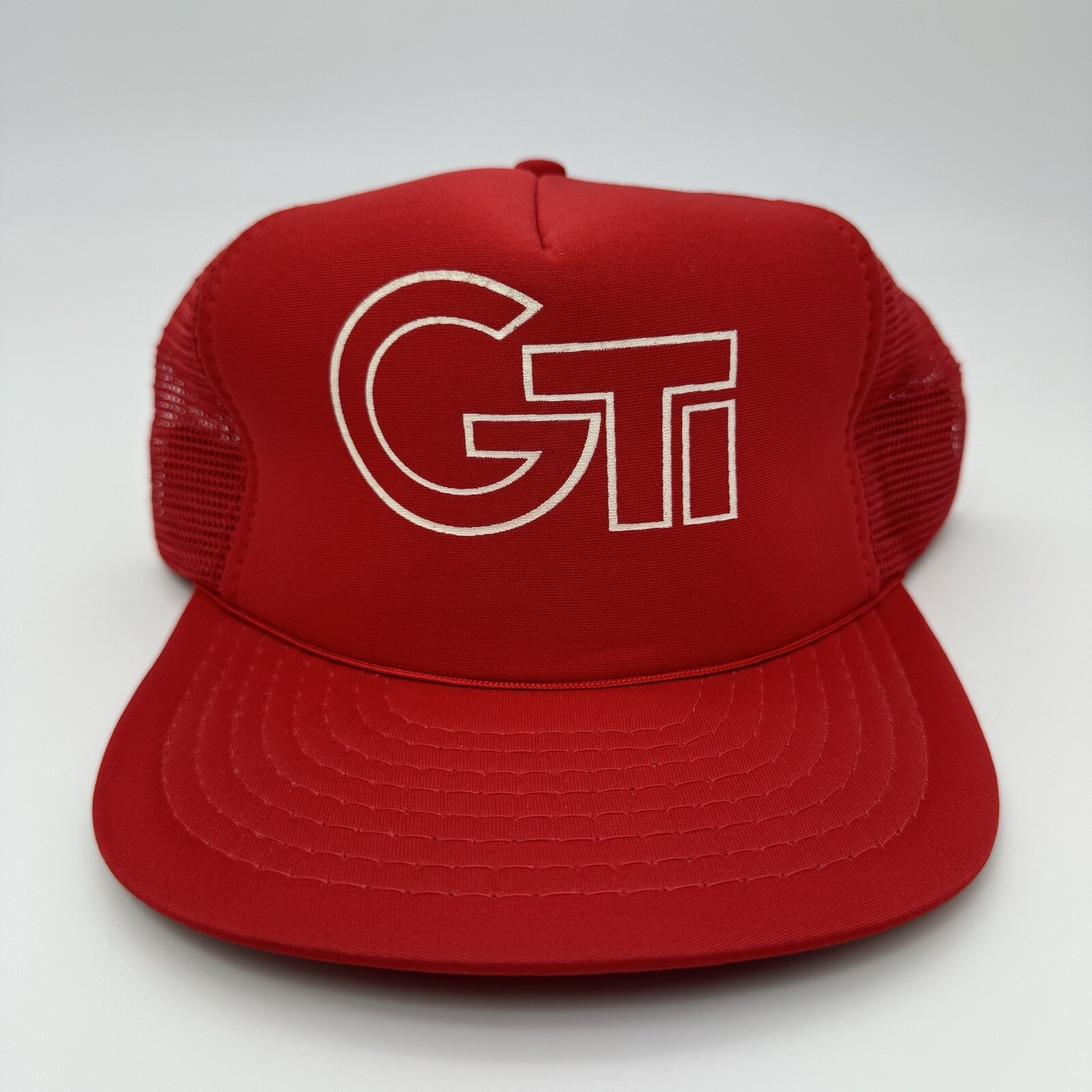 RARE VTG 80S VOLKSWAGEN GTI RACING RALLY MESH TRUCKER… - Gem