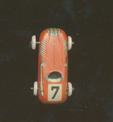 A33 - VINTAGE 1940's NO. 7 MINIATURE METAL RACE CAR MADE IN US ZONE | eBay