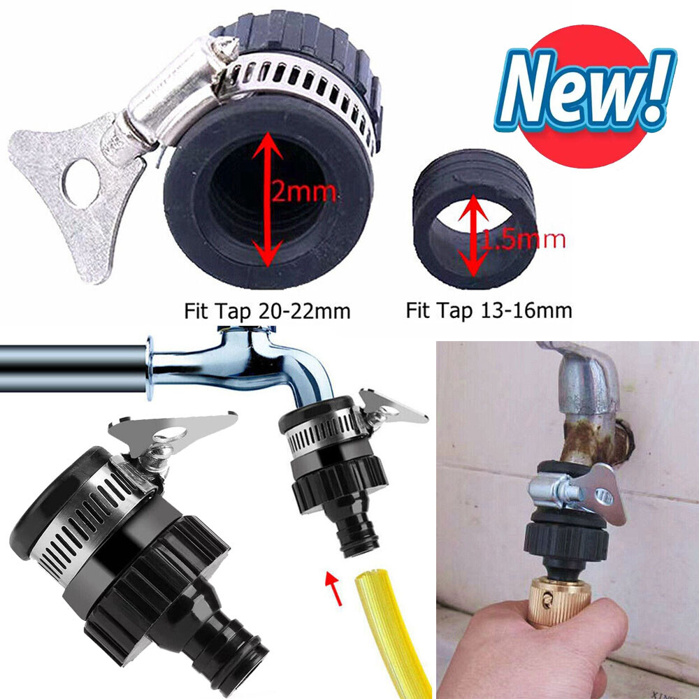 Kitchen Tap Connector Adapter Mixer Tap To Garden Water Hose Pipe Fitt ...