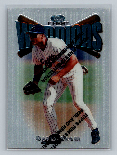 1997 Topps Finest Warriors Uncommon David Segui #131 Montreal Expos | eBay