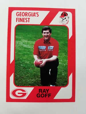 Ray Goff Georgia Bulldogs UGA Dawgs 89 Collegiate Collection Head Coach ...