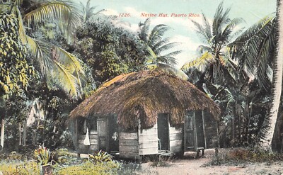 Postcard Native Hut Puerto Rico PR DB | eBay