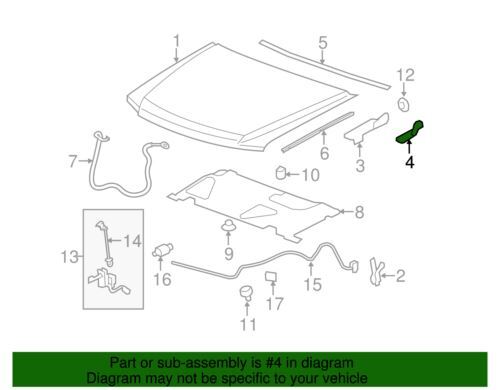 Genuine GM 2007-2014 Cadillac Chevrolet XL Hinge Assembly Lower Bracket ...