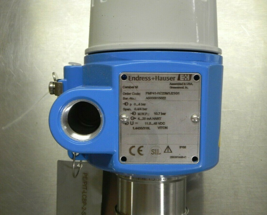 Endress & Hauser PMP41 Cerabar M Pressure Transmitter for sale online ...