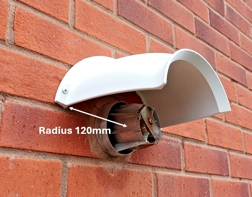Boiler Flue Rain Cover Cowl Guard - White | eBay UK