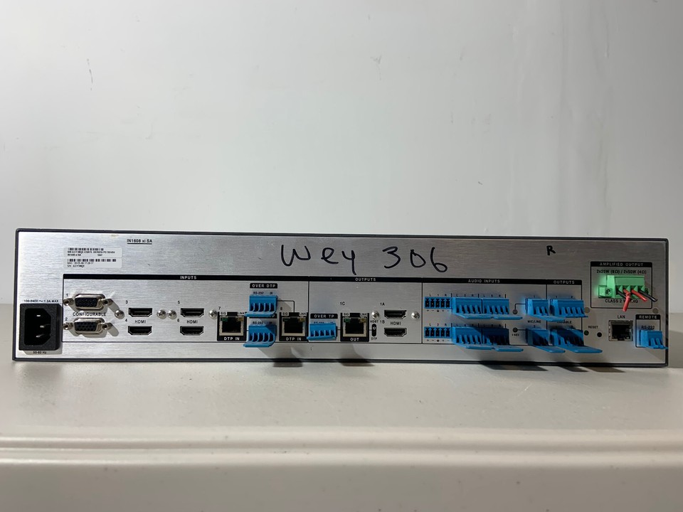 Extron IN1608 xi SA Scaling Presentation Switcher | eBay
