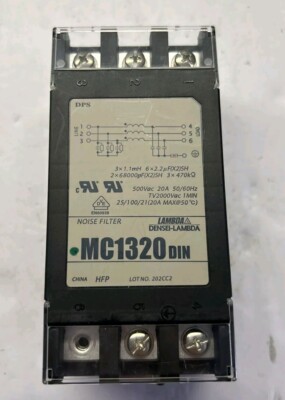 LAMBDA Noise Filter MC1320 LOT NO. 202CC2 Free Shipping | eBay