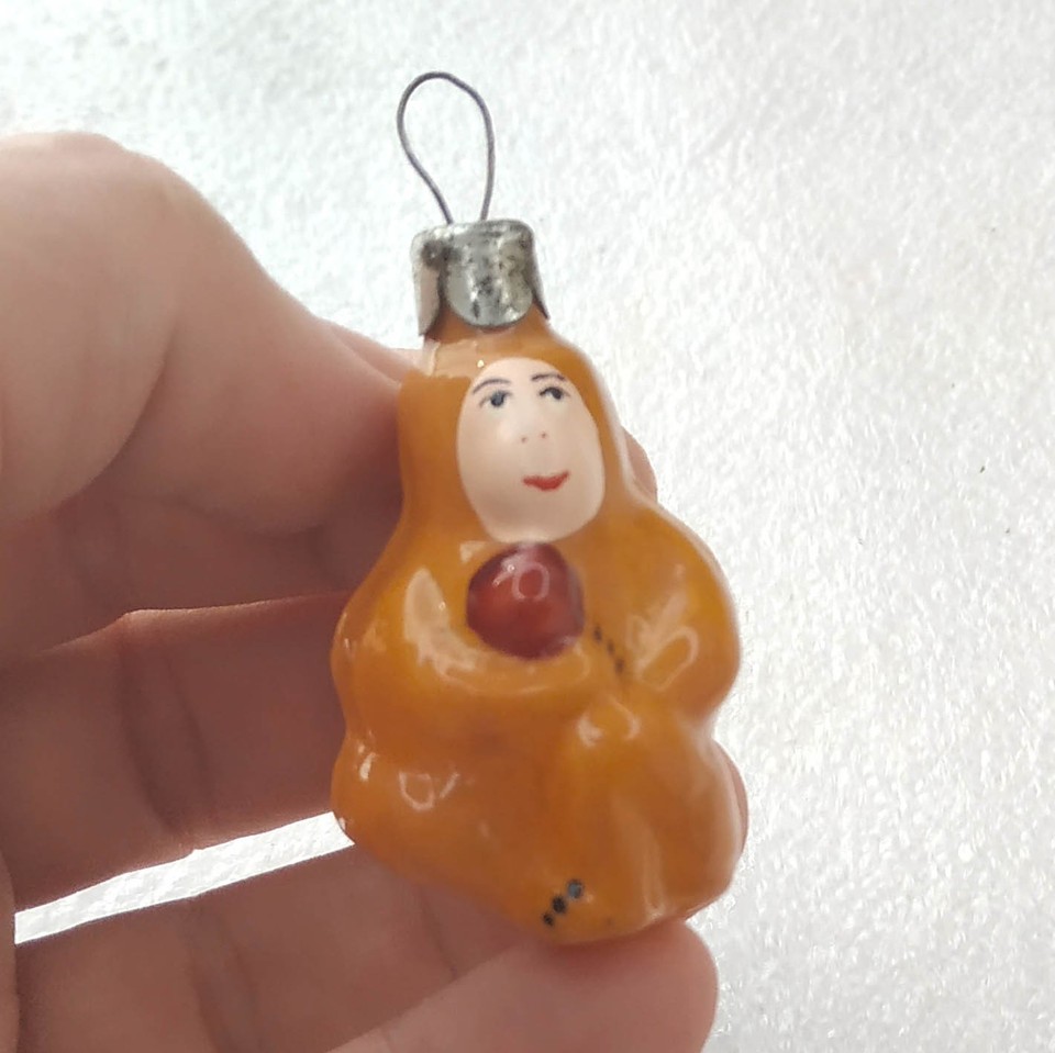 Rare Vintage Christmas Ornament Glass Antique Xmas USSR Fir-Tree Decor ...