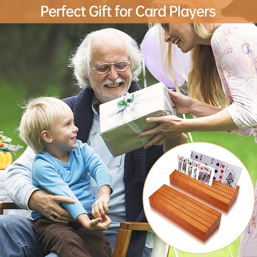Playing Card Holders Deck Stand, Play Cards Holder for Kids or Elder ...