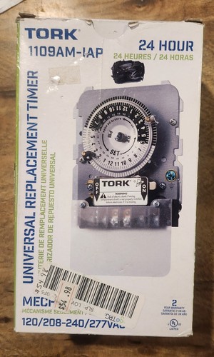 Tork 1109AM-IAP 24Hr Universal Replacement Timer Mechanism Only 120/208 ...