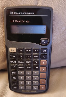Texas Instrument, B.A.Real Estate Analyst Calculator | eBay