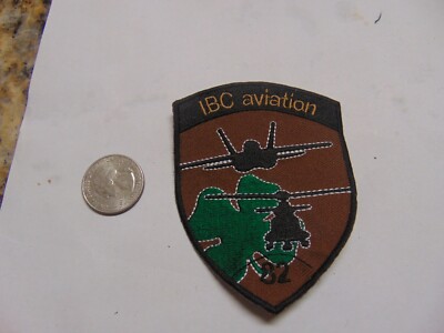 MILITARY PATCH IBC AVIATION | eBay