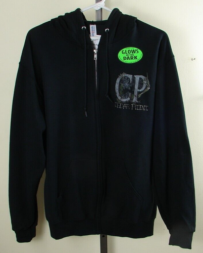 Cedar Point Halloweekends Black Glow In The Dark Fleece Zip Up Hoodie ...
