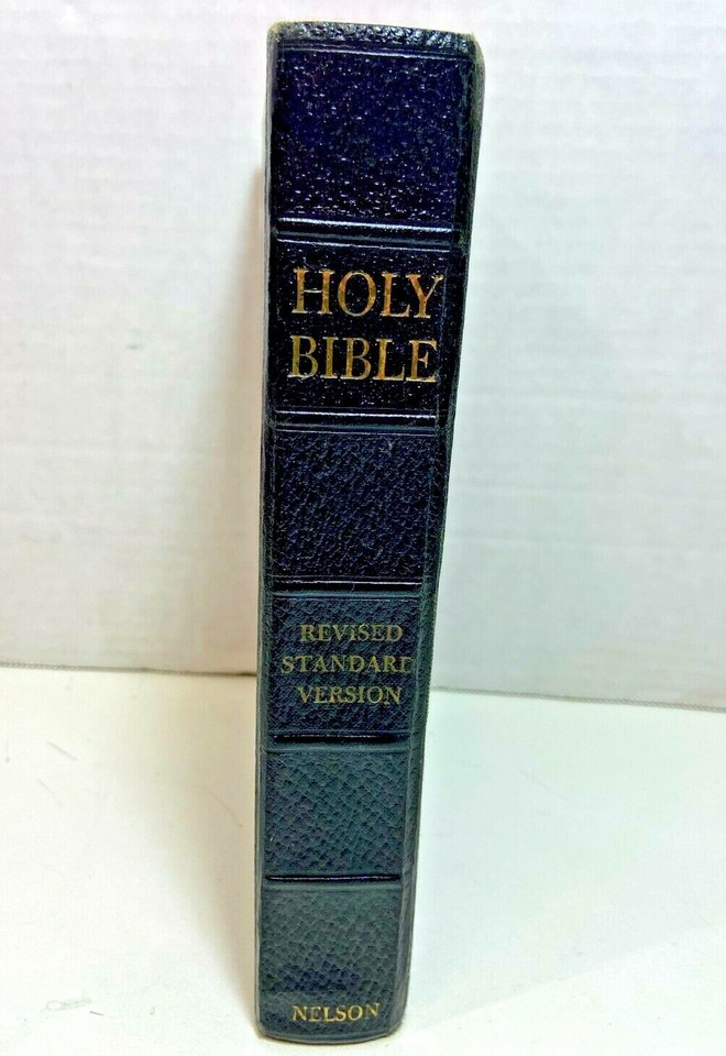 Holy Bible Revised Standard Version Text Edition Black Thomas Nelson ...