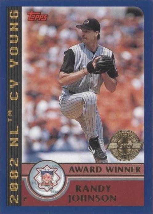 2003 Topps - Award Winner Randy Johnson #704 Home Team Advantage for ...
