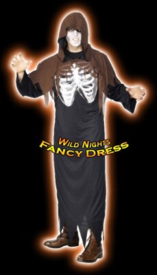 Halloween 3D Holographic Skeleton Robe | eBay UK