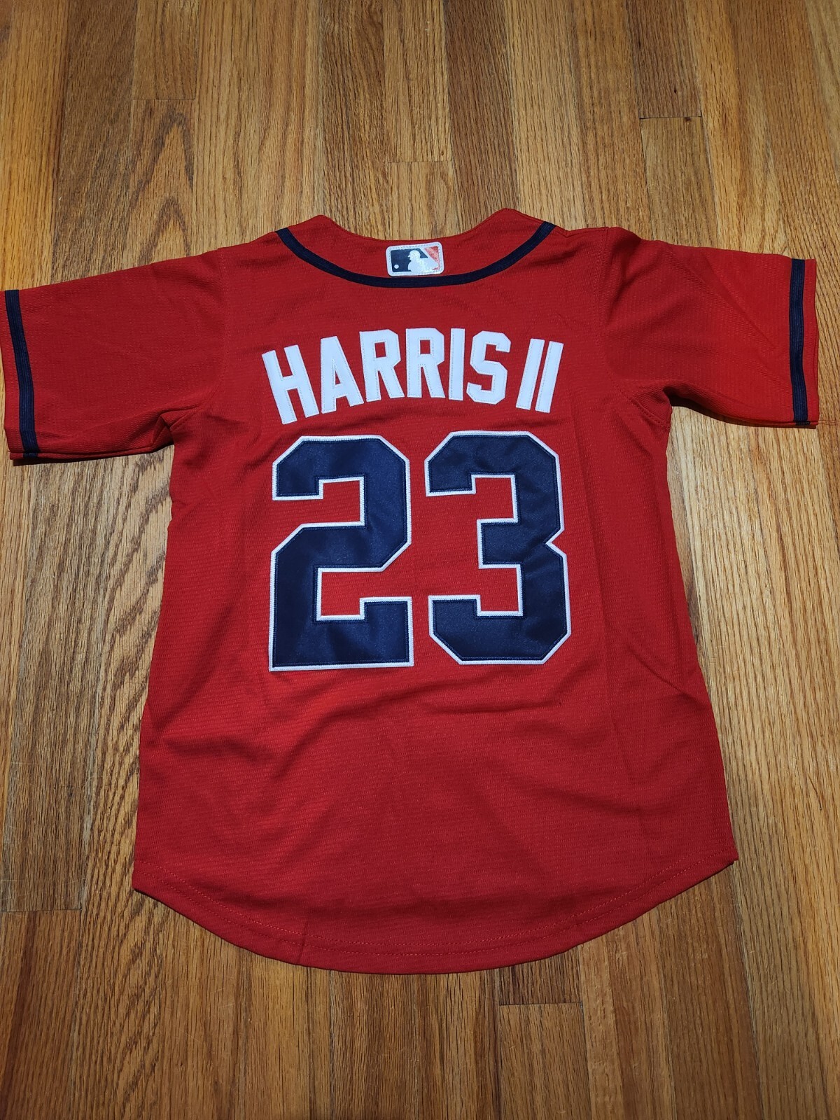 NWOT youth customized jersey braves @23 Michael Harris II size S-XL red ...
