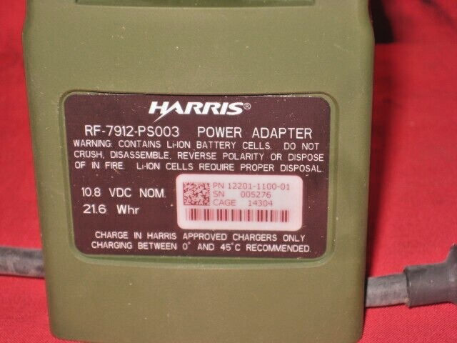 RADIO POWER ADAPTER HARRIS P/N RF-7912-PS003 | eBay