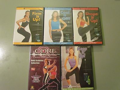 NEW SEALED DVD 5 LOT BEACH BODY CORE RHYTHMS FIRM COOL SHAPE KEEP UP ...