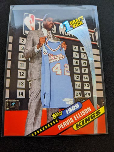1992-93 Topps Archives #9 Pervis Ellison #1 Draft Pick RC Rookie Kings ...