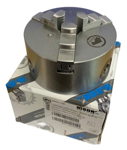 Bison 100mm 3 jaw lathe chuck internal external jaws 3204-100 from ...