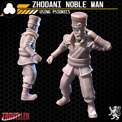 Zhodani Noble Man Using Psionics | 2nd Dynasty | Traveller Miniature ...