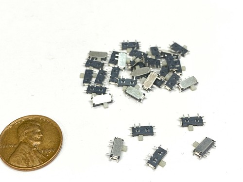 30 Pieces MSK-12C02 Slide switch 7 Pin smd horizontal small mini ...