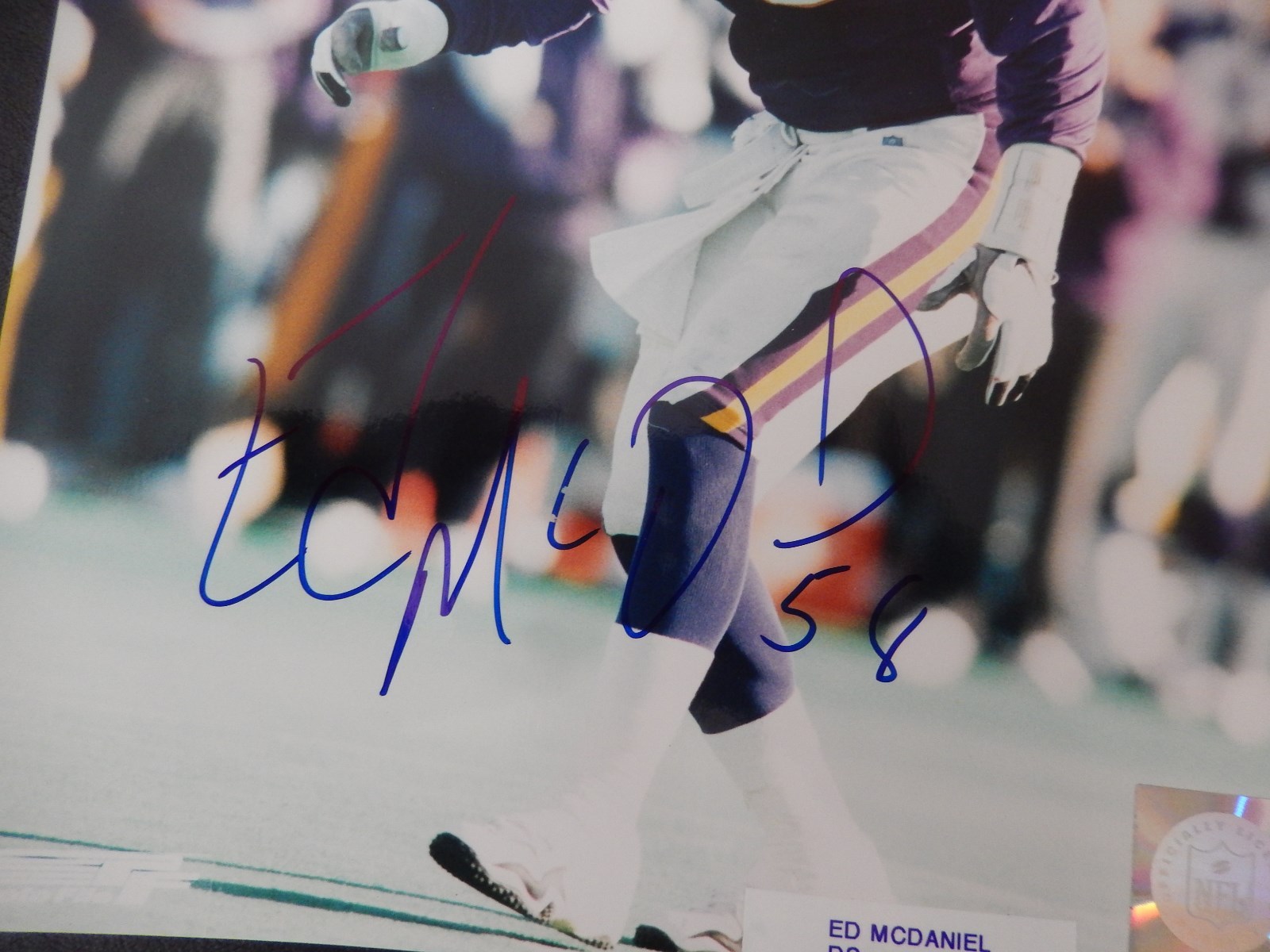 Ed McDaniel Autographed 8" X 10" Photograph | eBay