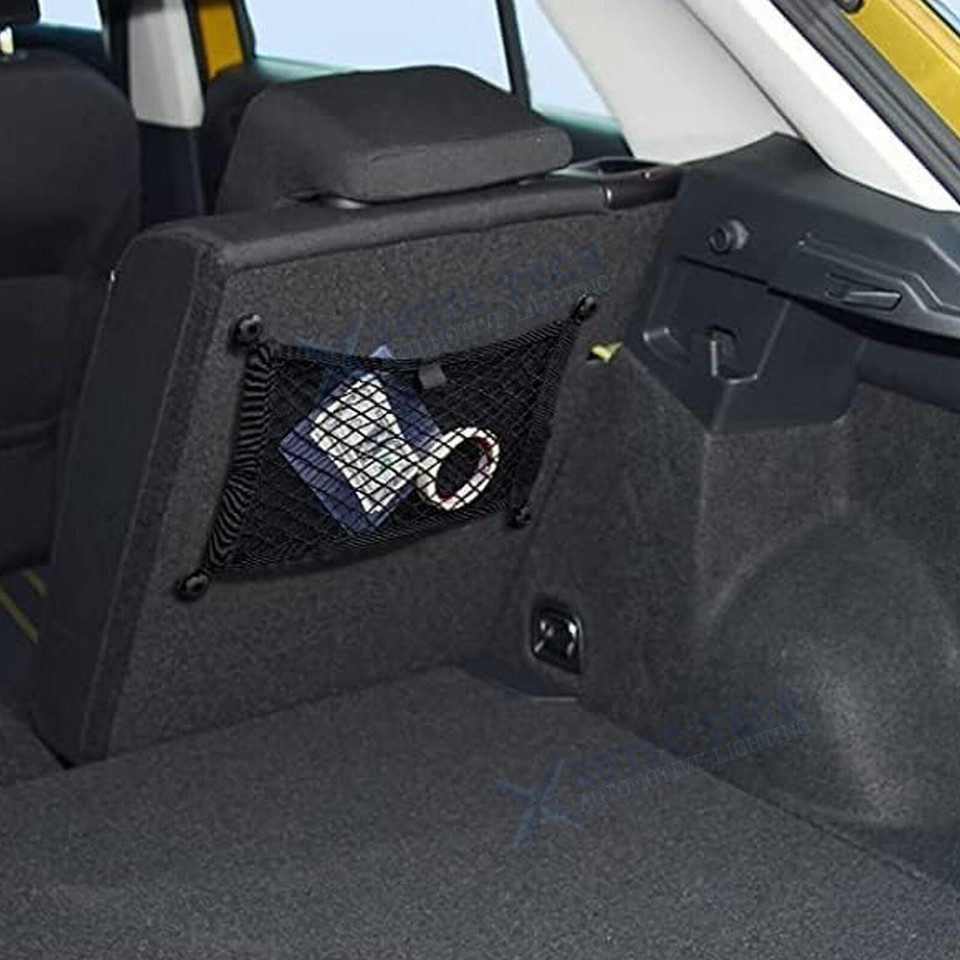 2 Pack Mesh Cargo Net Stretchable Elastic Car Storage Organizer Pouch ...