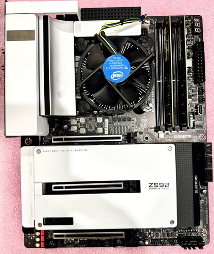 [Combo] Gigabyte Z590 Vision D Gigabyte Creator board + Intel i5 11600T ...