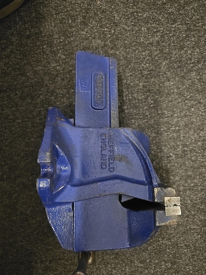 Record 1 Ton Engineer's Vice 4-inch Jaws Made in England | eBay UK