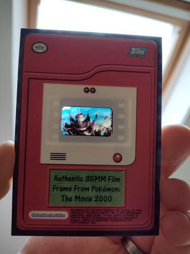 ️ TOPPS Film Frame Movie 2000 Pokemon Authentic Card Pikachu Lugia Ash ...