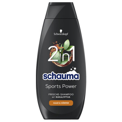Schauma Sports Power Fresco Champú Con Eucalipto 2 En 1 400Ml | eBay