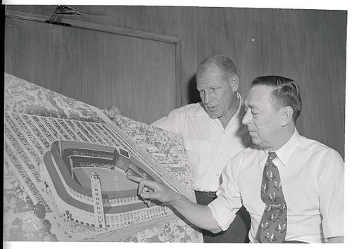 Bill Veeck and Philip Wrigley 1955 Photo - Bill Veeck, left, and Philip ...