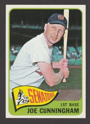 1965 TOPPS BASEBALL # 496 JOE CUNNINGHAM EX-MT INV A588 | eBay